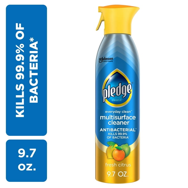 Pledge® Everyday Cleaner™ Multi Surface Antibacterial Cleaner, Aerosol ...