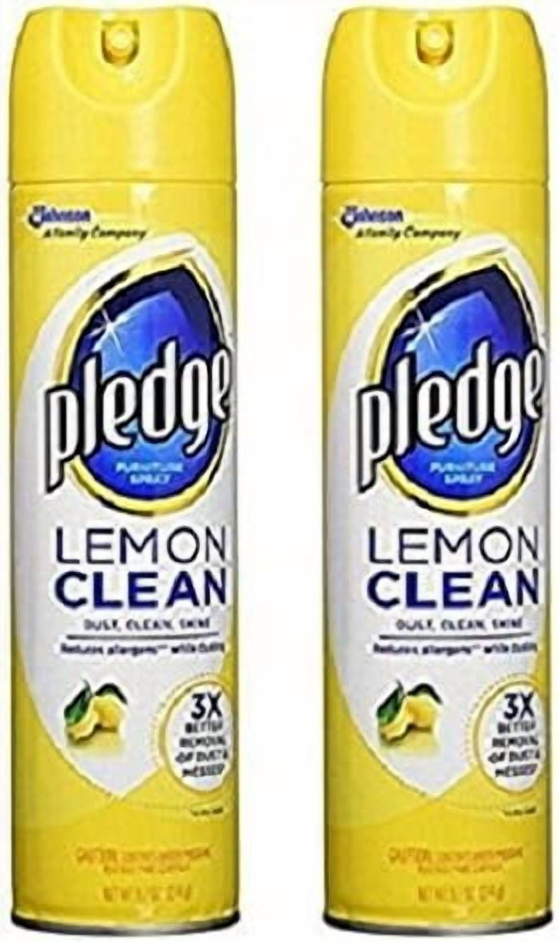 Pledge 9.7Oz Furniture Cleaner Lemon 3-Pack3 - Walmart.com