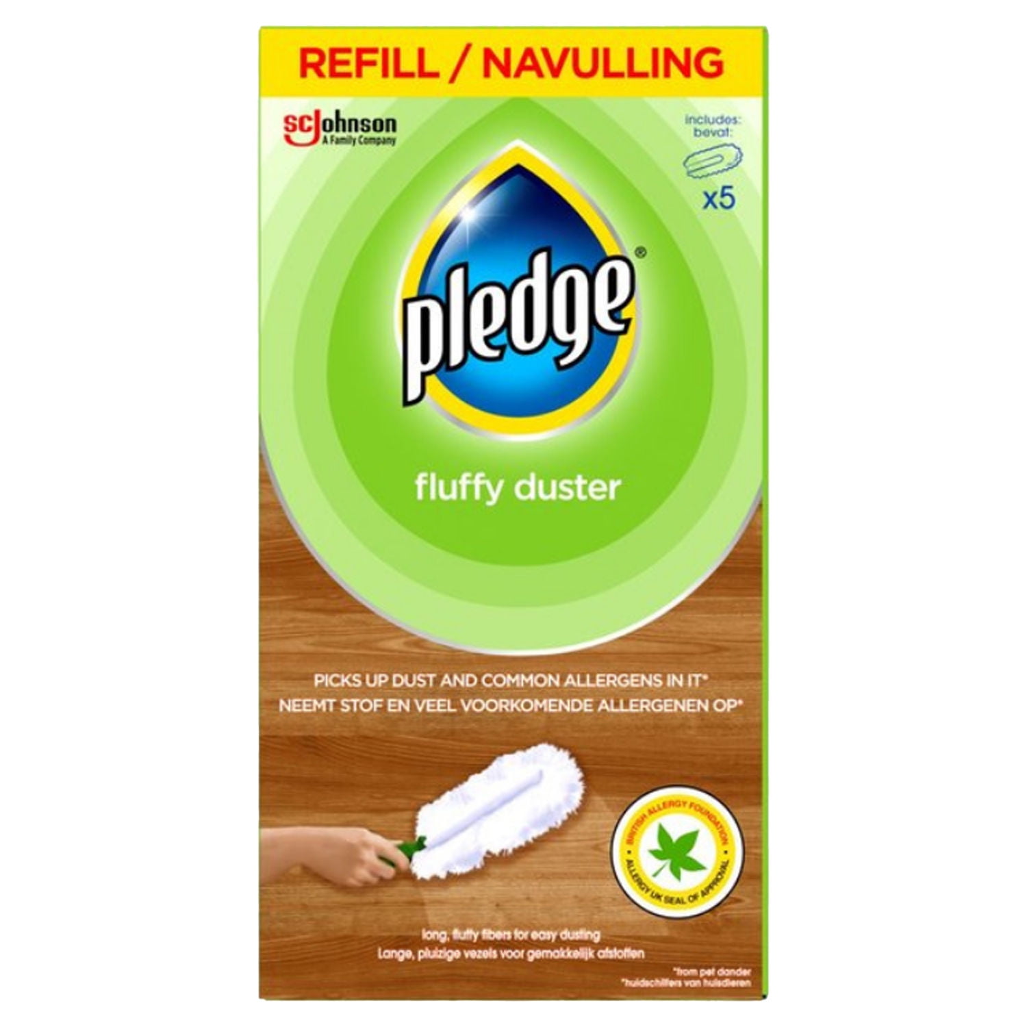 Pledge Fluffy Duster Refill 5pk - Walmart.com