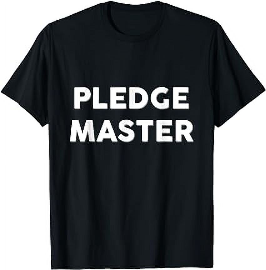 Pledge Master | Fraternity T-Shirt - Walmart.com