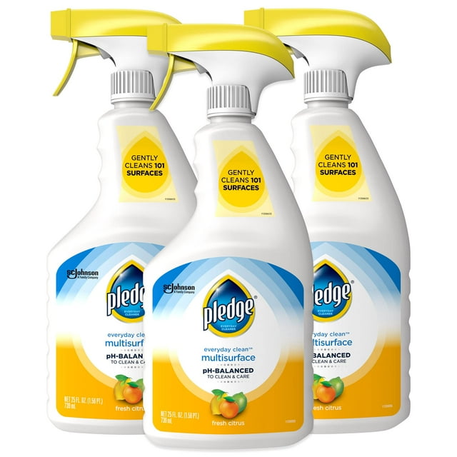 Pledge Everyday Clean, pH-Balanced, Multi-Surface Trigger Spray, Fresh ...