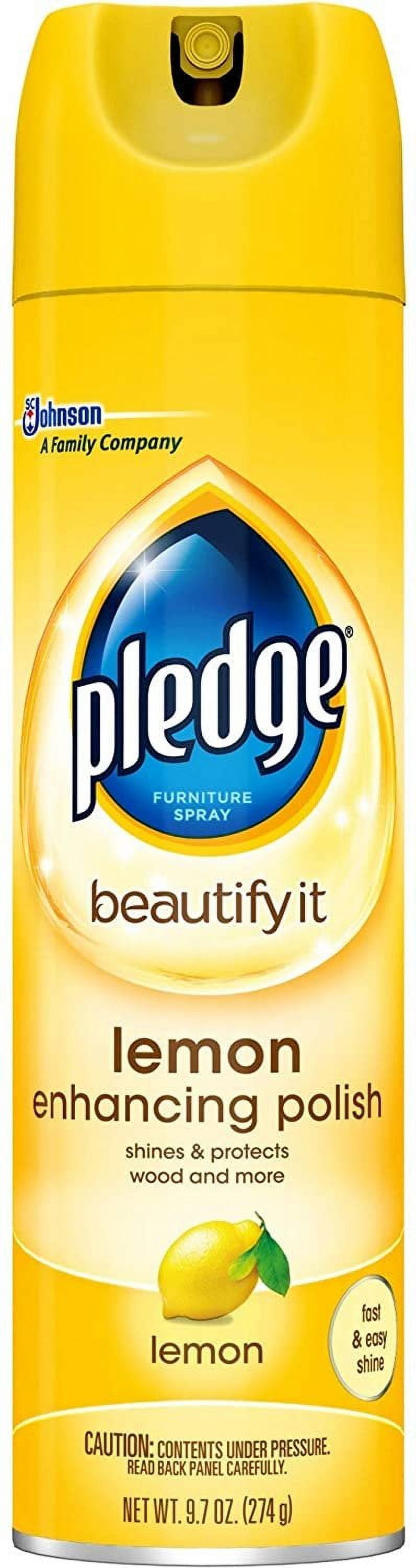 Pledge Multisurface Furniture Polish Spray, Works on Wood, Granite, and ...