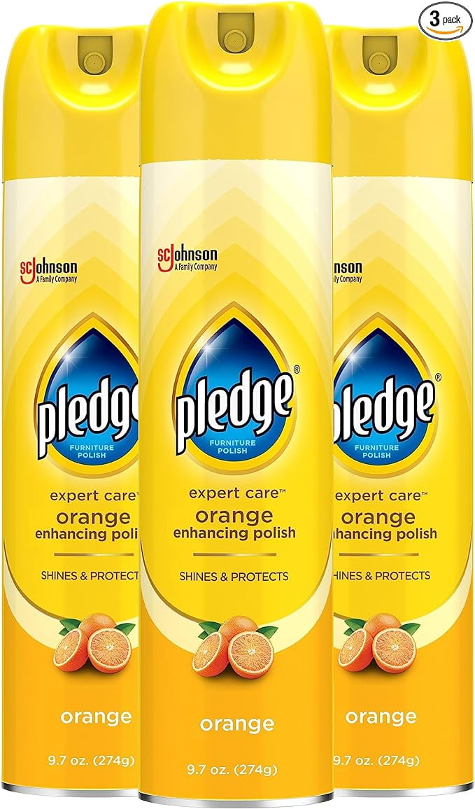 Pledge® Expert Care™, Wood Polish Shines and Protects, Orange Enhancing ...