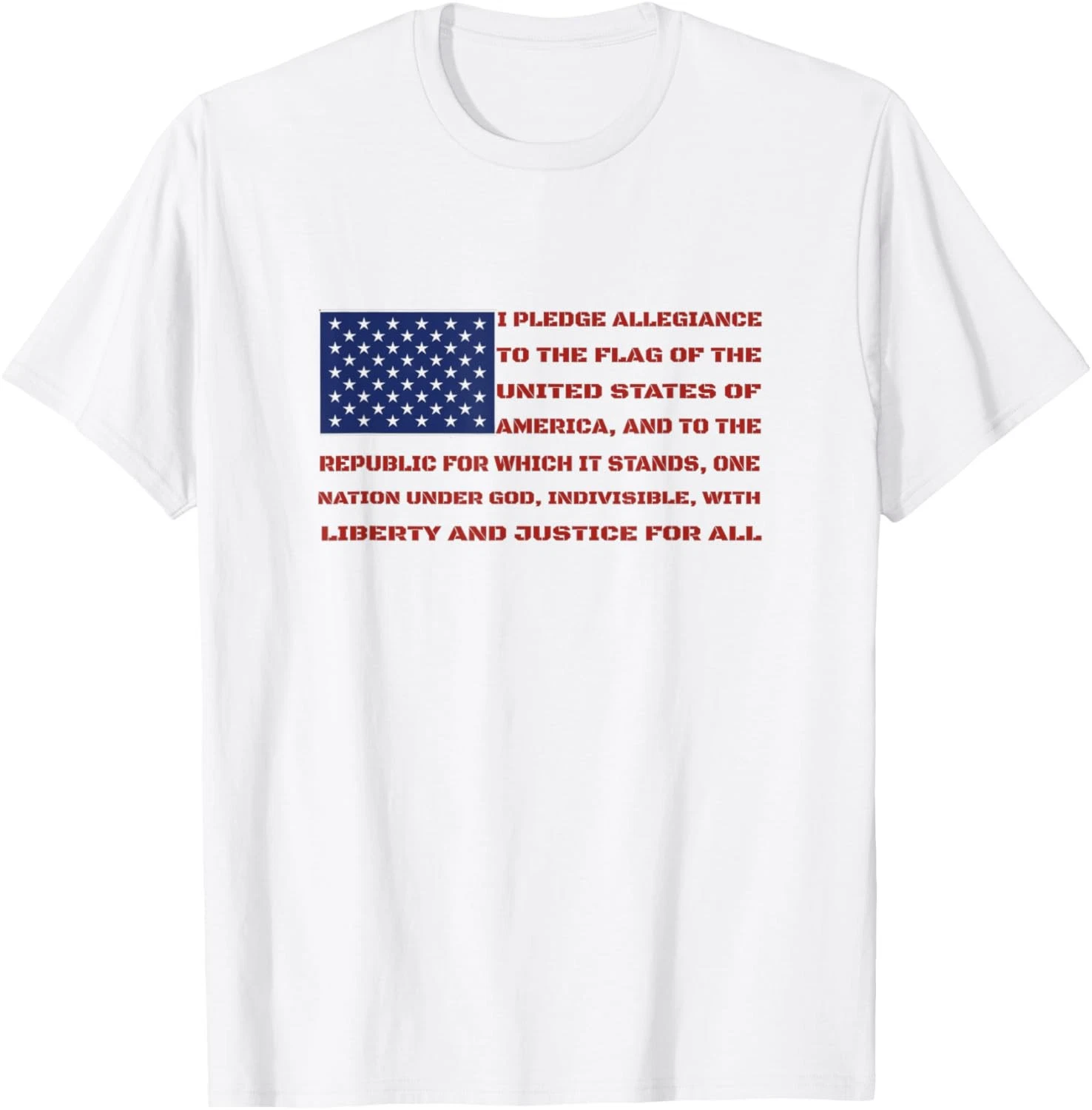 Pledge of Allegiance T-Shirt - Walmart.com