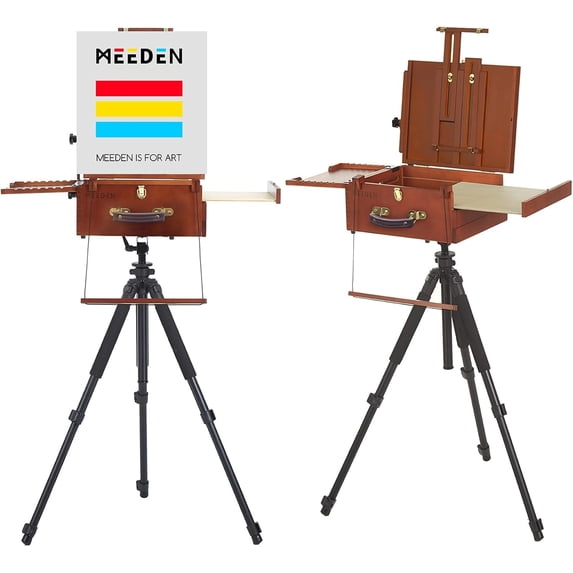 Plein Air Easel - Portable Tabletop for Outdoor Painting, Pochade Box ...