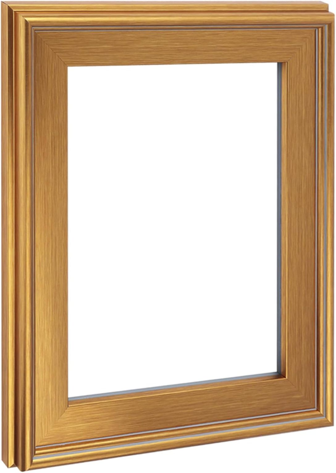 Plein Aire Gold Frames for Canvas Art - 12x16-3" Wide Moulding with ...
