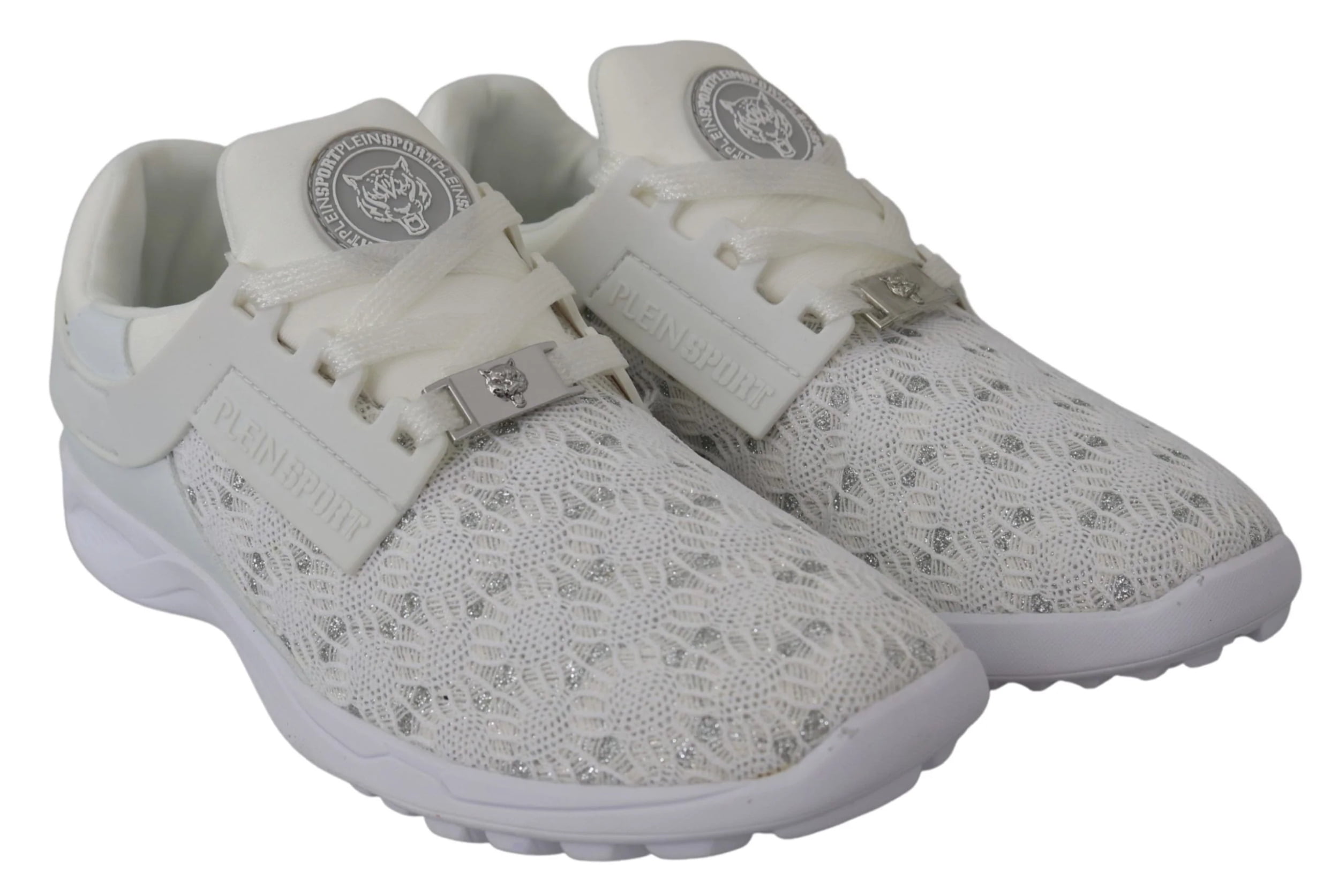 Plein Sport White Polyester Runner Beth Sneakers Shoes - Walmart.com