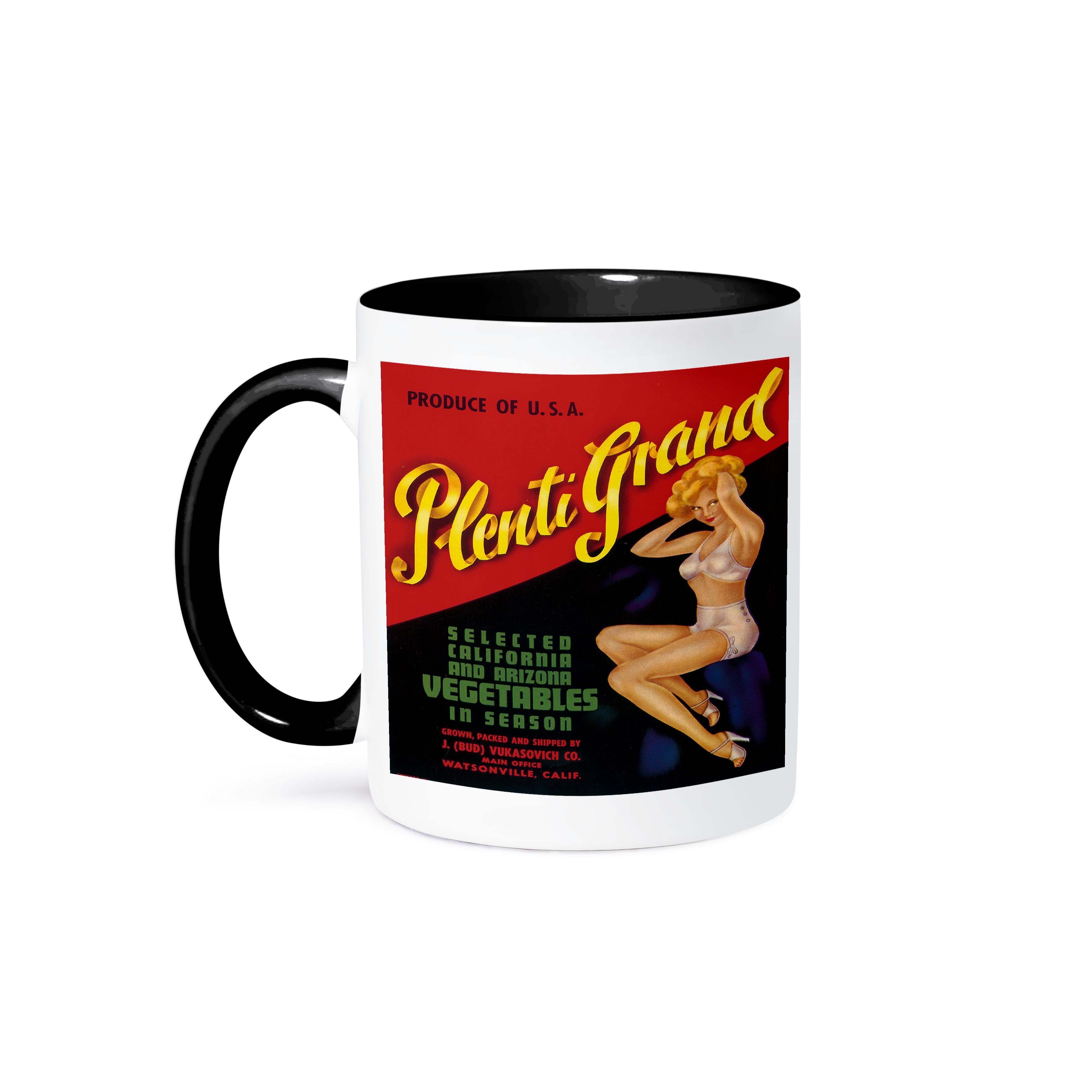 3dRose, Plenti Grand Select Vegetables in Season with Pretty Pin Up ...