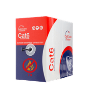 Dripstone Red CAT6 1000ft UTP Solid Cable 23AWG LAN Network Ethernet ...