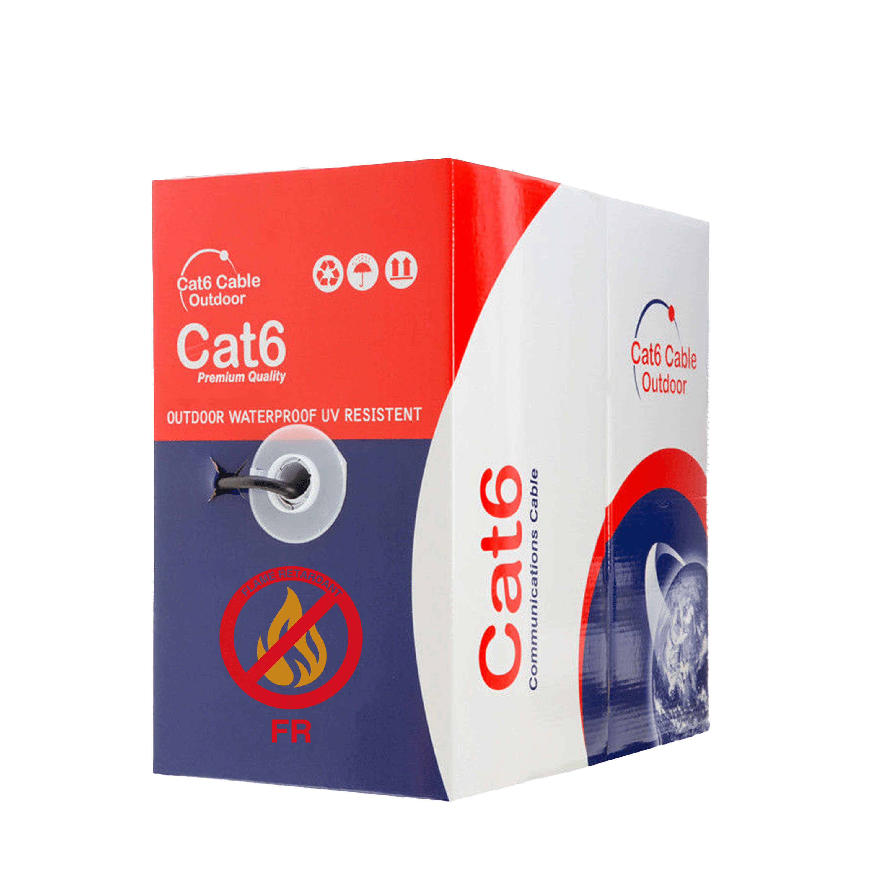 Plenum 1000FT CAT6 CMP Ethernet Network Wire LAN Cable Bulk 550Mhz ...