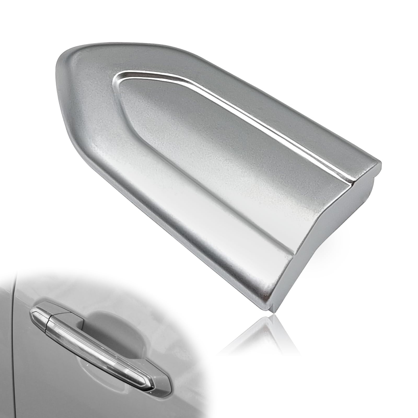 Pleoos Front Driver Side KEF16 Door Handle Lock Cover Cap Compatible with Cadillac ATS CTS XTS ...