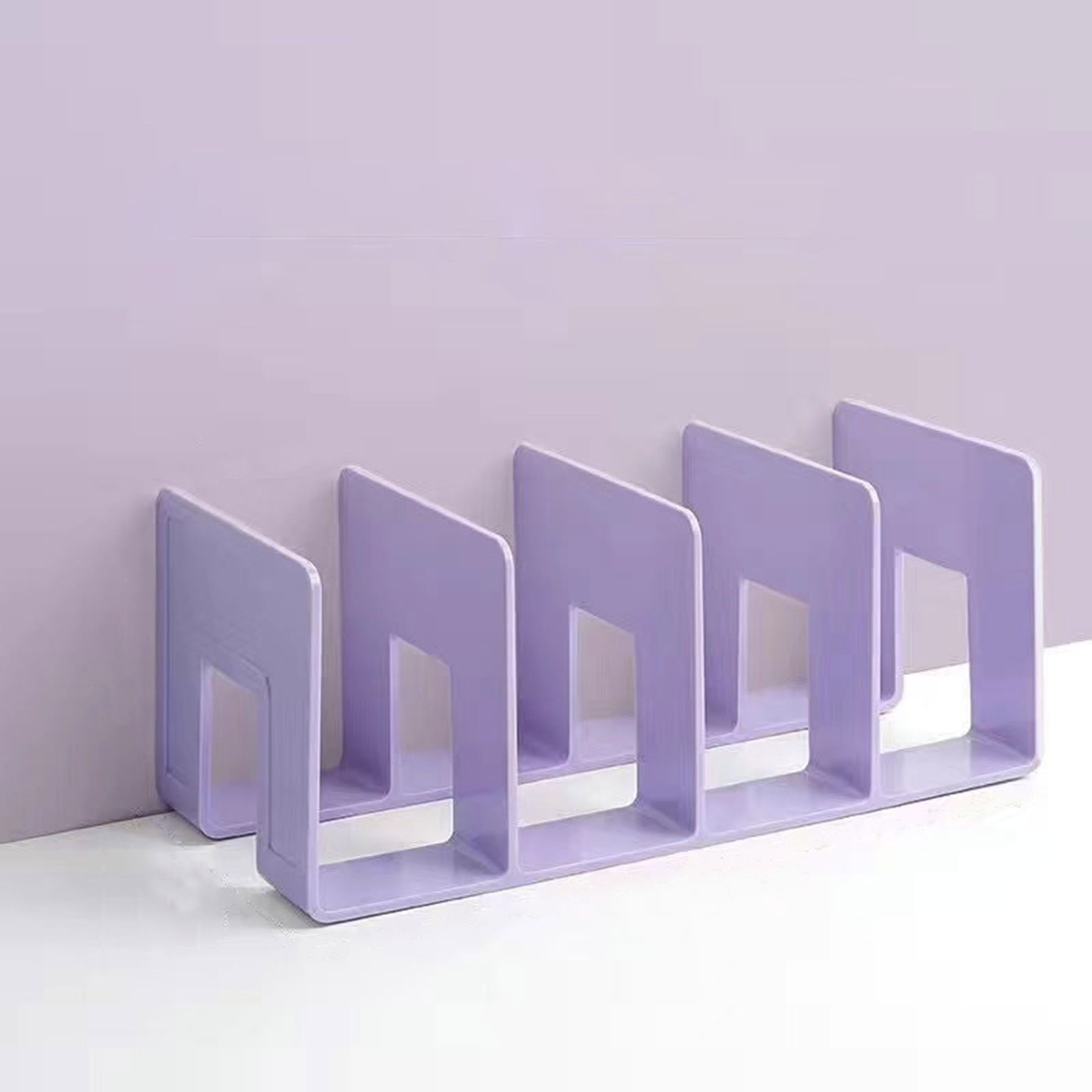 Plertrvy 13.8X7.9X5.9In Desktop Book Stand Acrylic Material Morandi ...