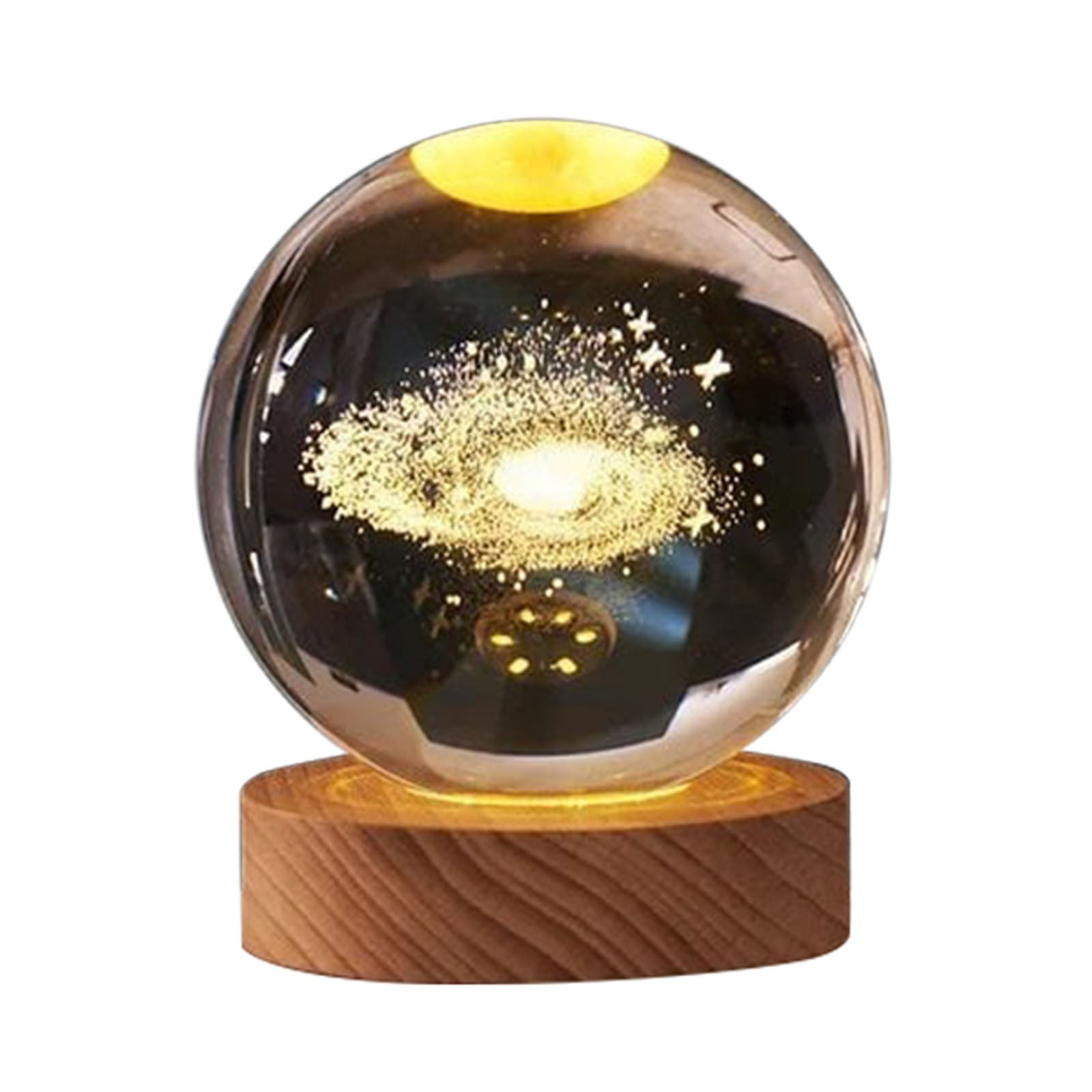 Plertrvy 3D Planet Crystal Ball Galaxy, Bring The 3D Solar System ...