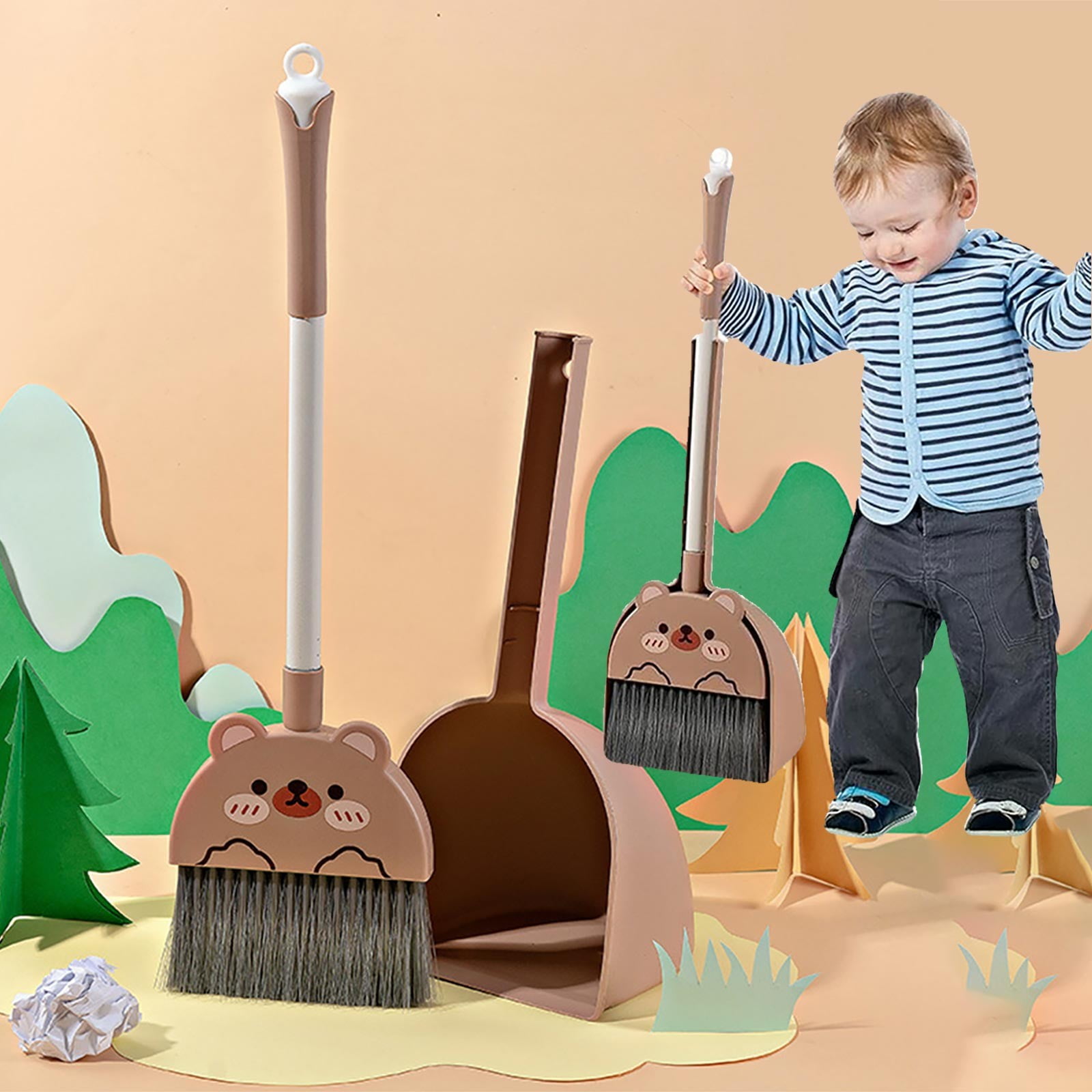 Plertrvy Clearance Broom*1 Shovel*1, Broom Set D, Kids and Dustpan Set ...