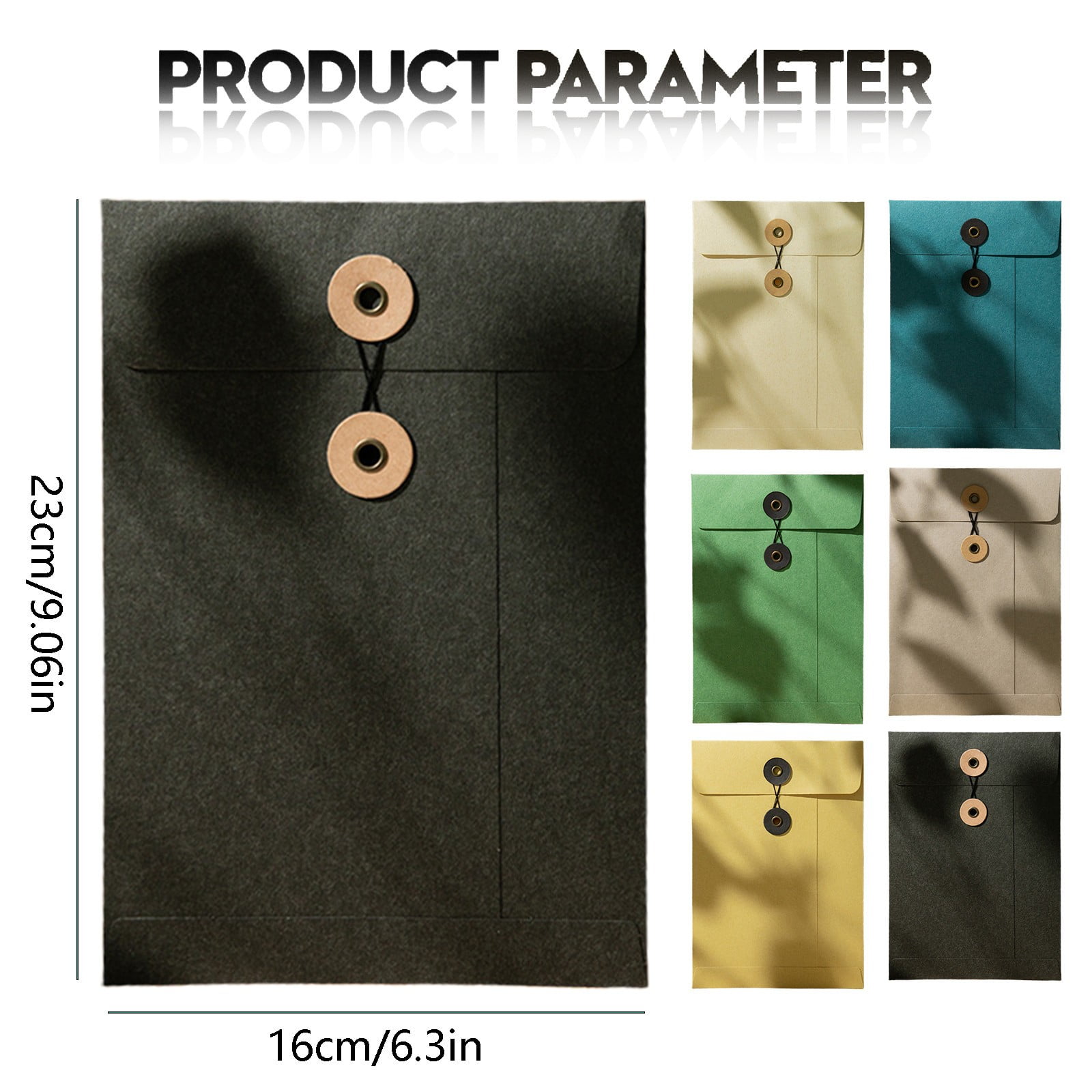 Plertrvy Clearance Contract File Bag Test Paper Bag A5 Retro Blue (23 ...