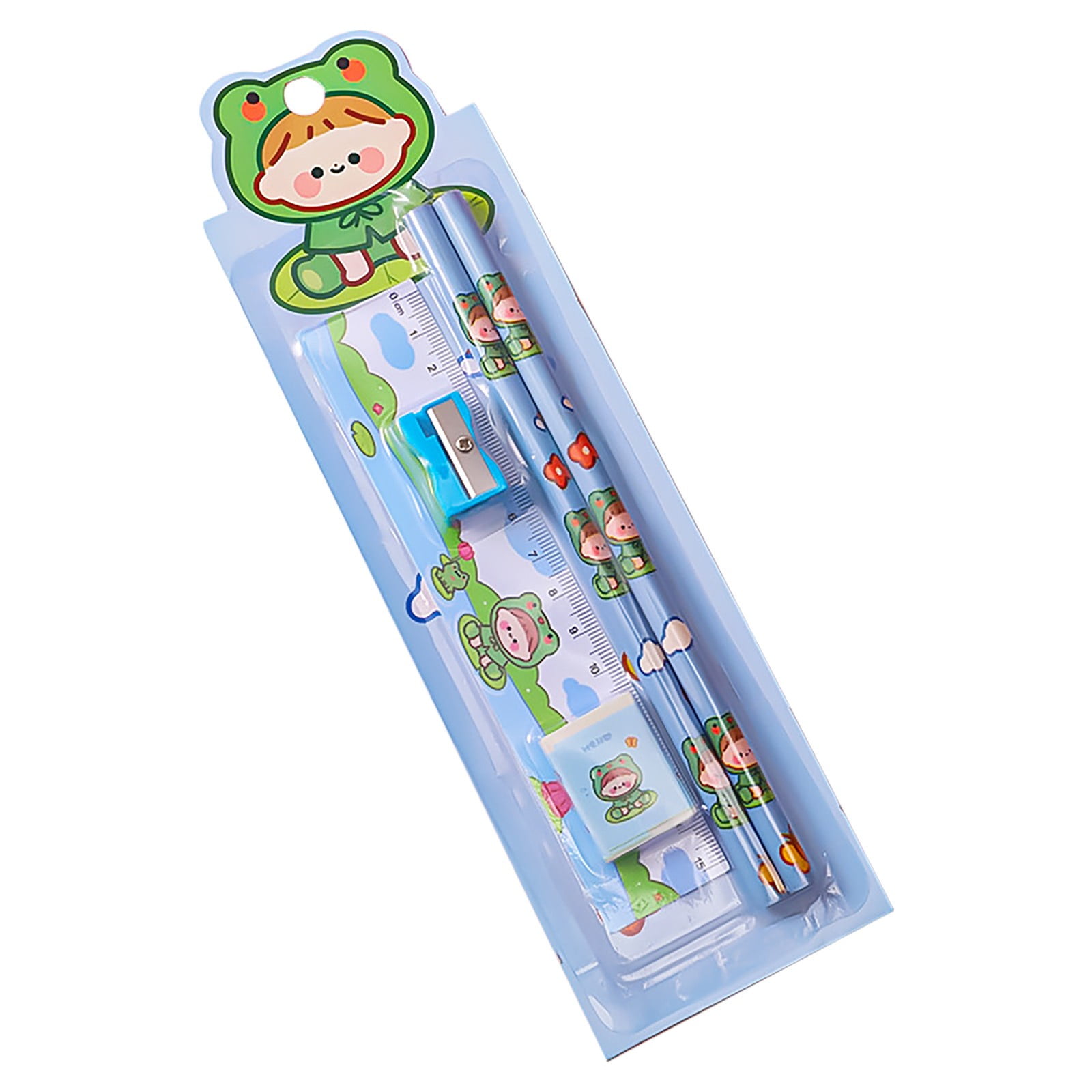 Plertrvy Clearance Cute Pencil*1, Cartoon Stationery Set A, [Ready ...