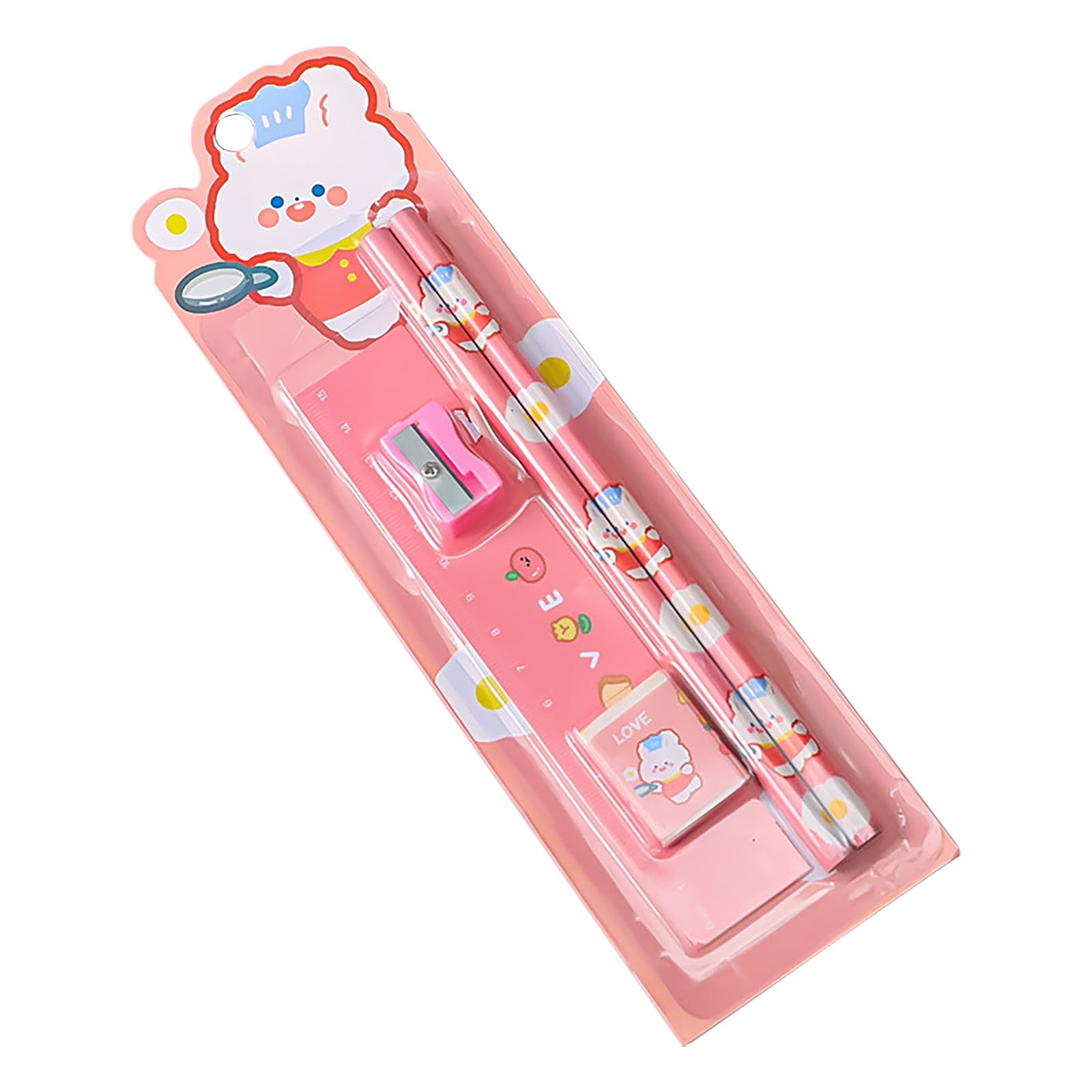 Plertrvy Clearance Cute Pencil*1, Cartoon Stationery Set B, [Ready ...