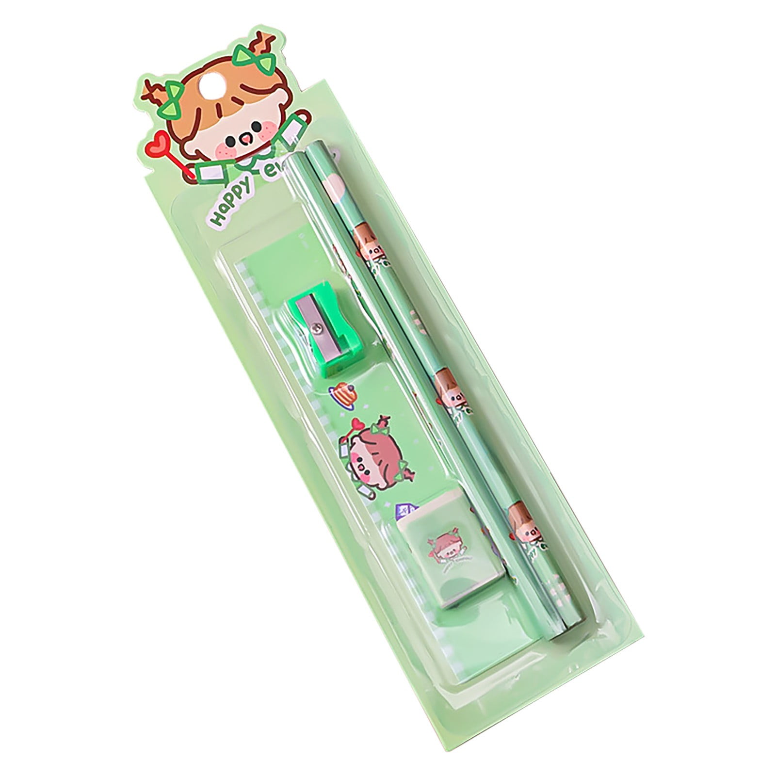 Plertrvy Clearance Cute Pencil*1, Cartoon Stationery Set G, [Ready ...