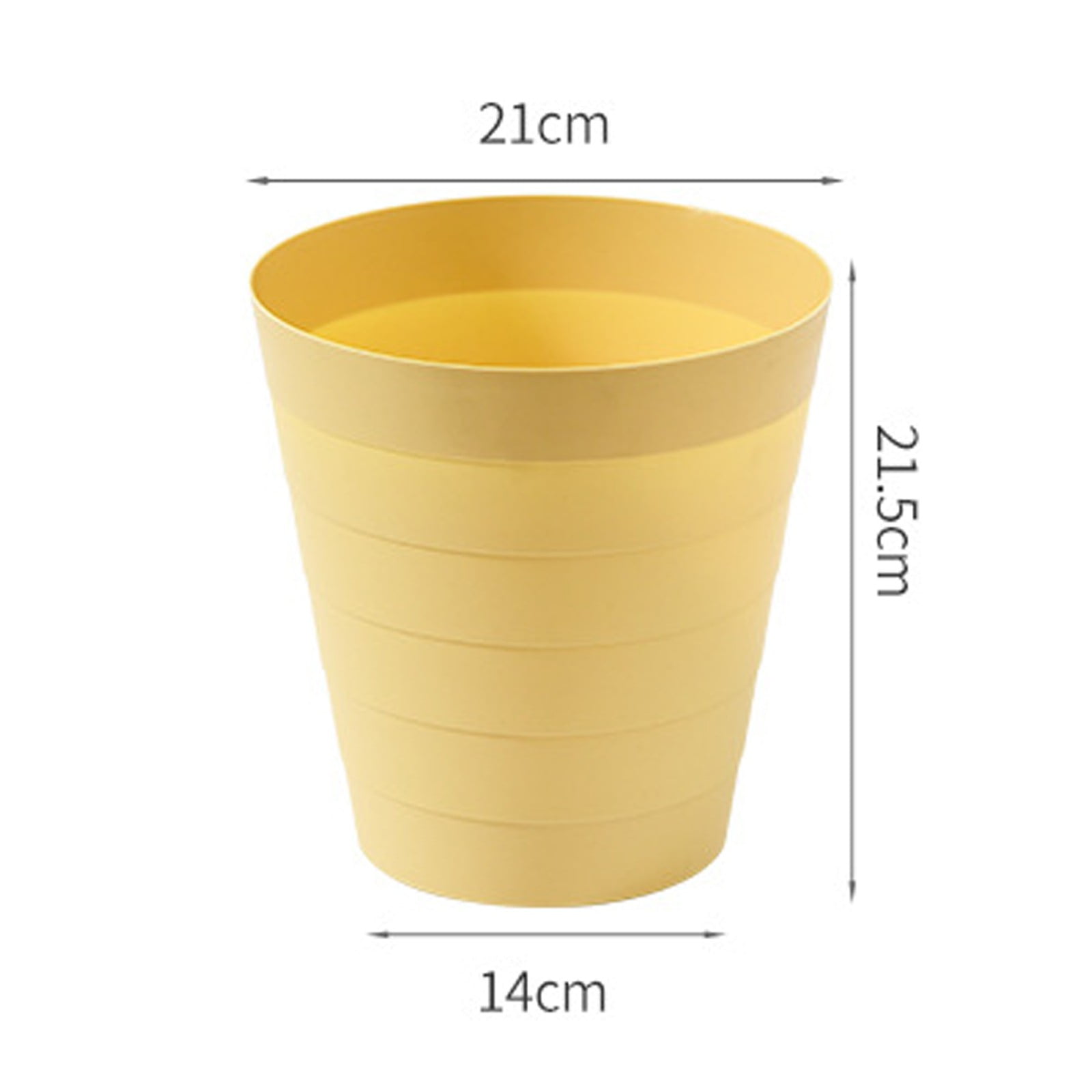 Plertrvy Round Plastic Small Trash Can Waste Paper Basket 6L Trash Can ... Plertrvy Round Plastic Small Trash Can Waste Paper Basket 6L Trash Can ...