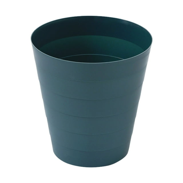 Plertrvy Round Plastic Small Trash Can Waste Paper Basket 9L Trash Can ... Plertrvy Round Plastic Small Trash Can Waste Paper Basket 9L Trash Can ...