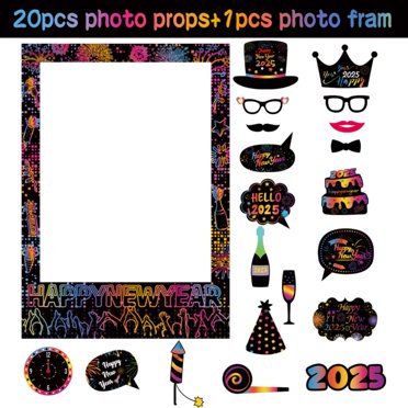 Yongwei photo booth props 20pcs Photo Booth Props Funny Red Lips Selfie ...