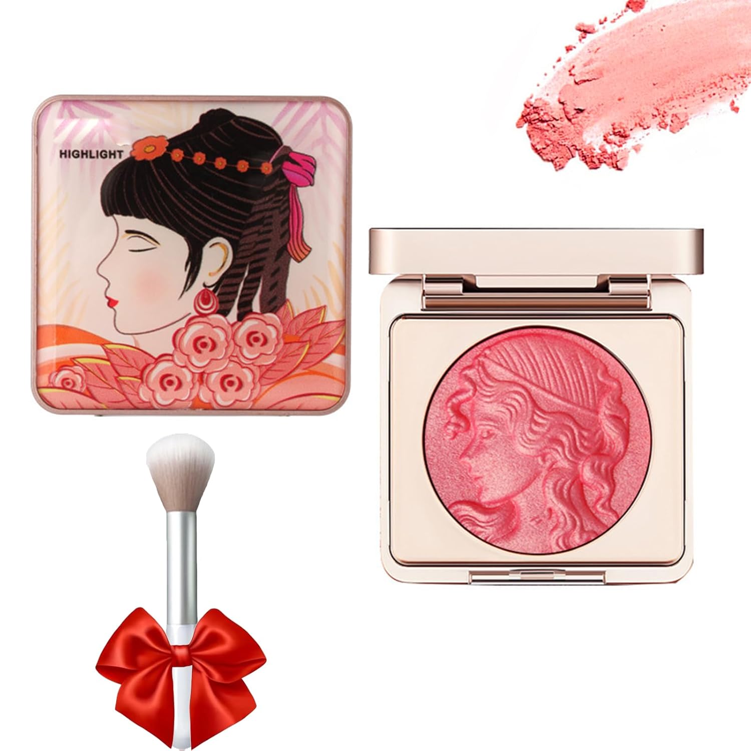 Pleteffect Embossed Smooth Powder Blush Palette For Cheeks,Embossed ...