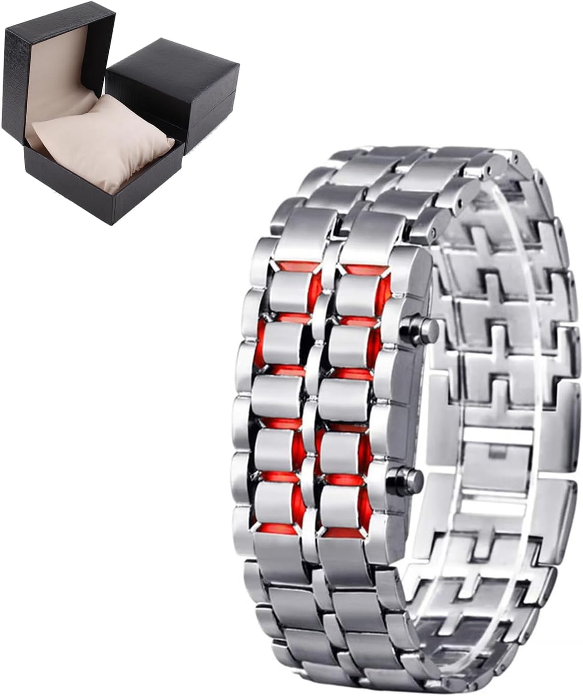 Pleteffect Led Digital Watch, Led Digital Watch Bracelet, Retro LEDs ...