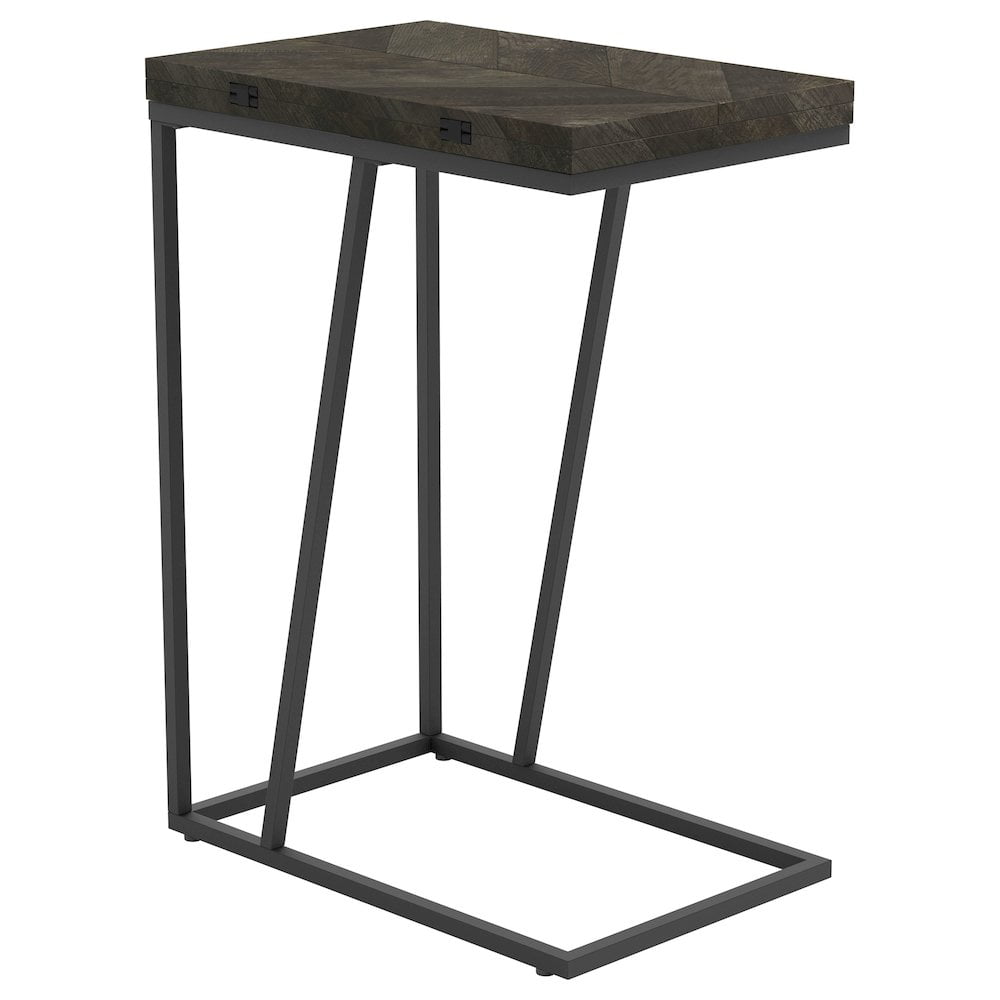Plethoria Home Rustic Rectangle Herringbone Accent Table - Walmart.com
