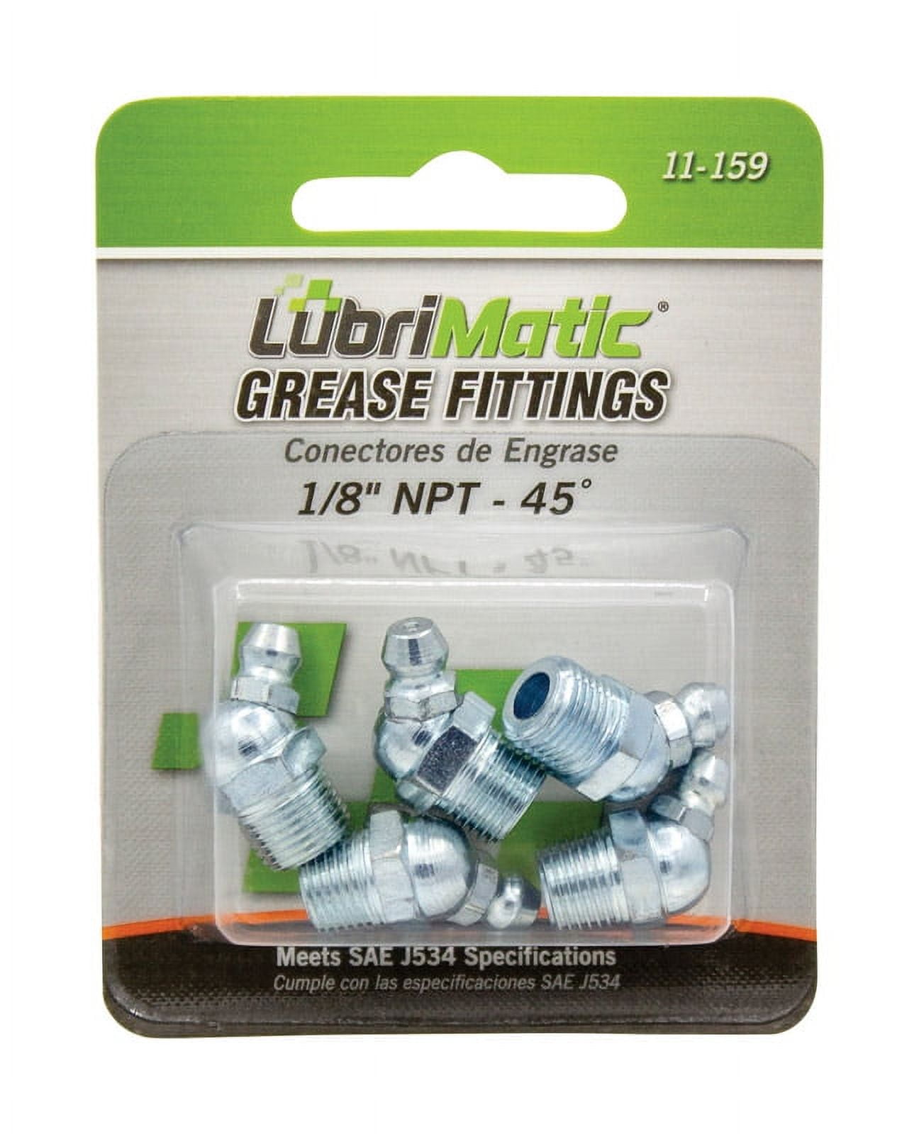 FITTING GRSE1/8NPT 45CD5 (Pack of 1) - Walmart.com