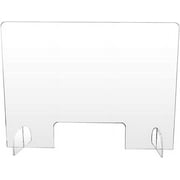 Freestanding Plexiglass Sneeze Guard