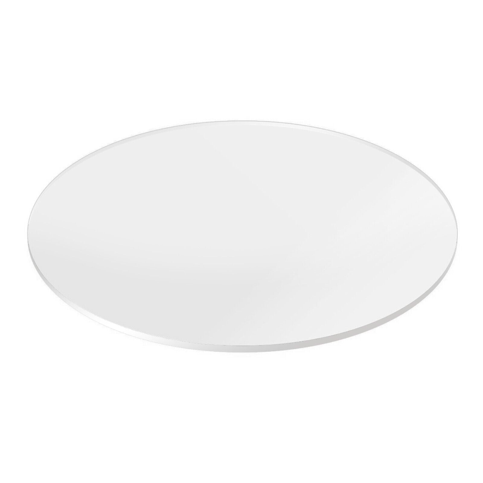 Plexiglass Table Top 1/8" (3mm) Thick Clear Round Acrylic Table Top w ...