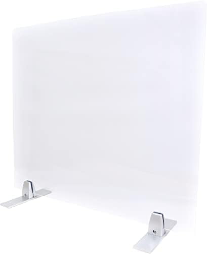 Plexiglass Table Top Sneeze Guard – Desk Divider for Students, Office ...