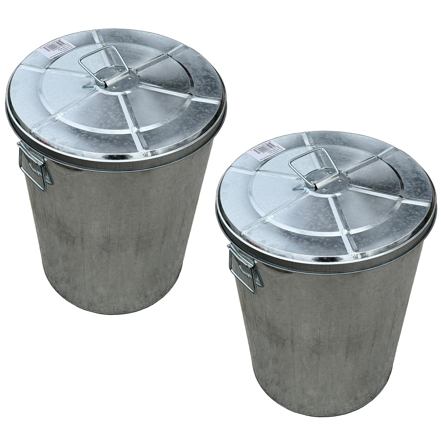 Plexon Trash can with lid - Pre-Galvanized Trash Can with Lid Round ...