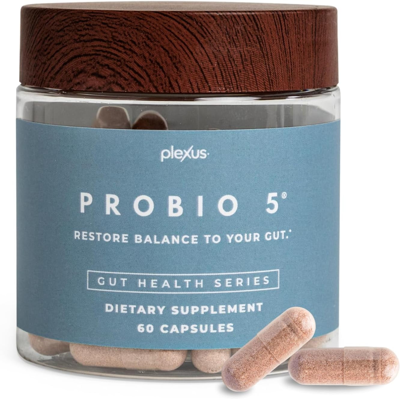 Plexus® ProBio 5® Probiotic Supplement, 60 Capsules, Supports Gut ...
