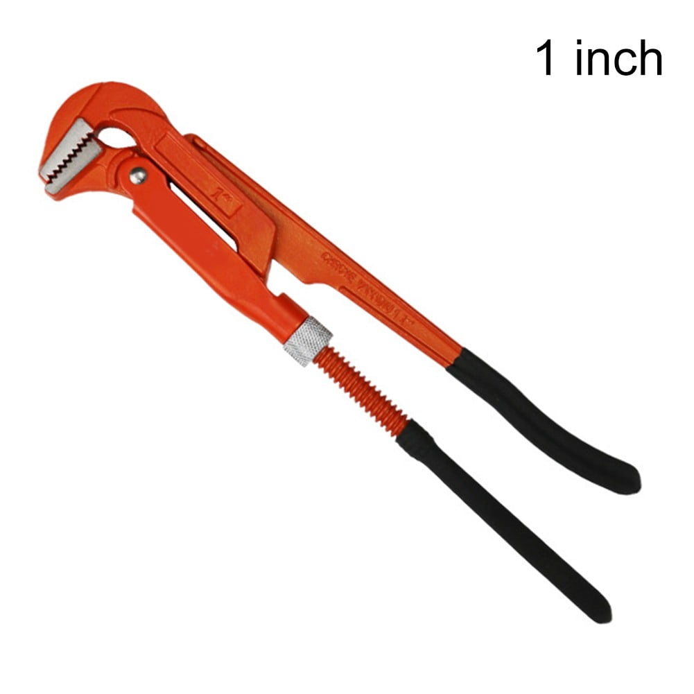 Pliers 90° Adjustable Heavy Type Pipe Wrench Hand Tools Plumbing Double ...