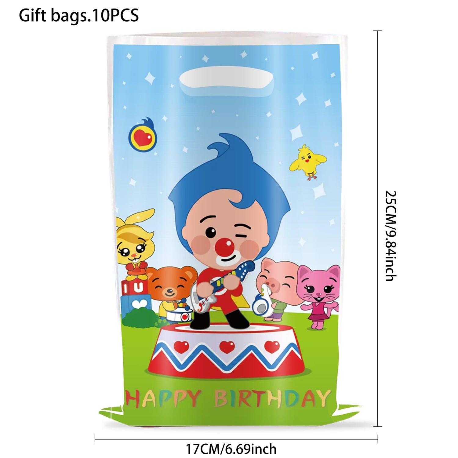 Plim Clown Birthday Gift Bags Party Decor Circus Clowns Goodie Bag ...