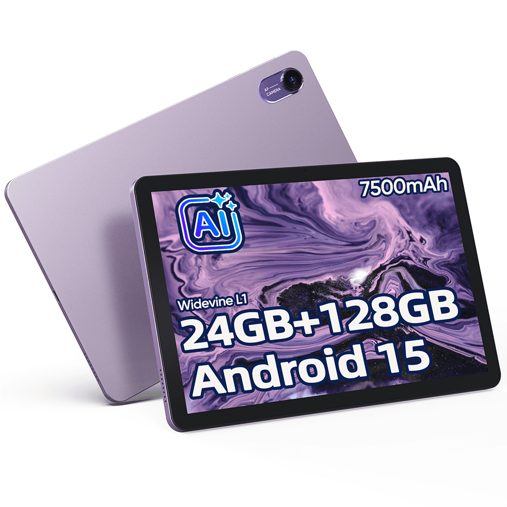 Plimpton 2025 AI-Powered Android 15 Tablet, 10 inch Tablet with Gesture ...