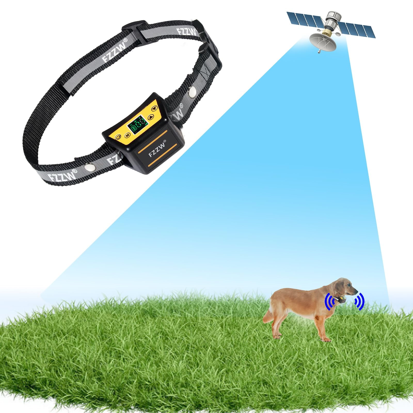Plkm Dog Wireless Fence GPS Electric Pet Fence Containment System ...