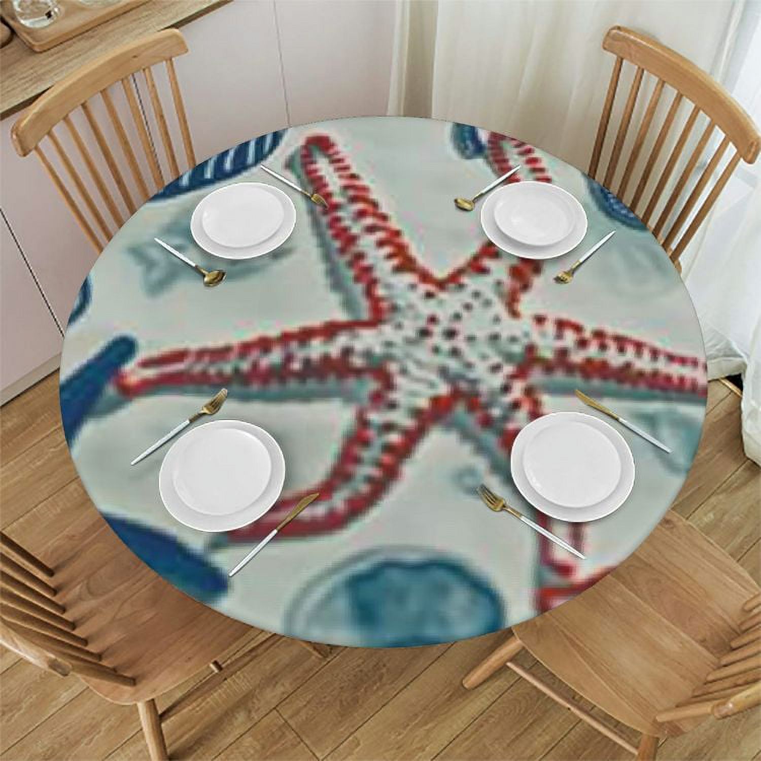 Gear with Texture Round Table Cloth Cover Home Decor Tablecloth for ...
