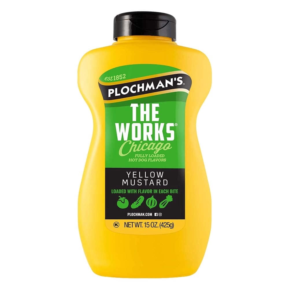Plochmans The Works Mustard - 15 Oz - Walmart.com