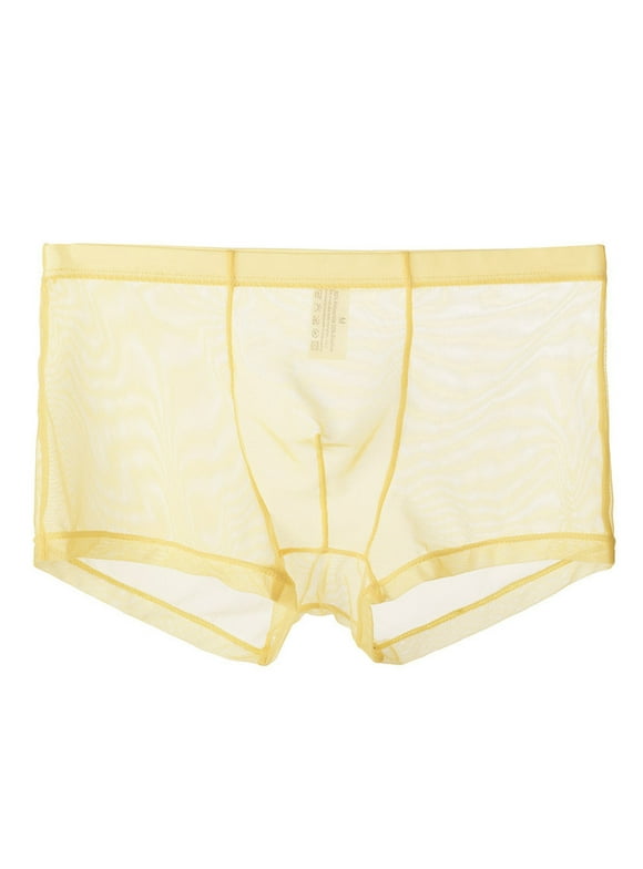Mens Boxer Briefs Beige Underwear