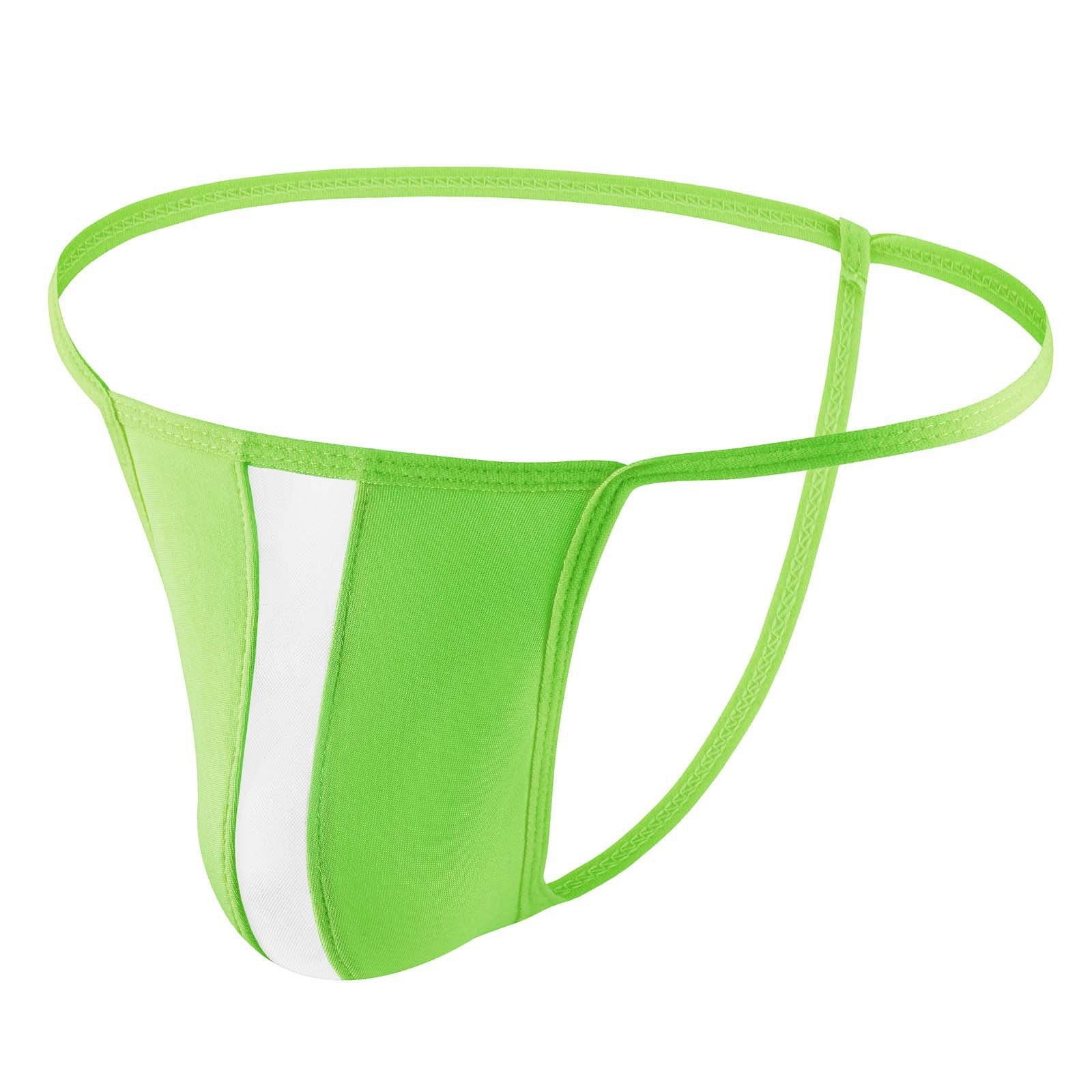 Ploknplq Boxers for Men Thongs Mens Thongs Sexy Low Rise G String ...