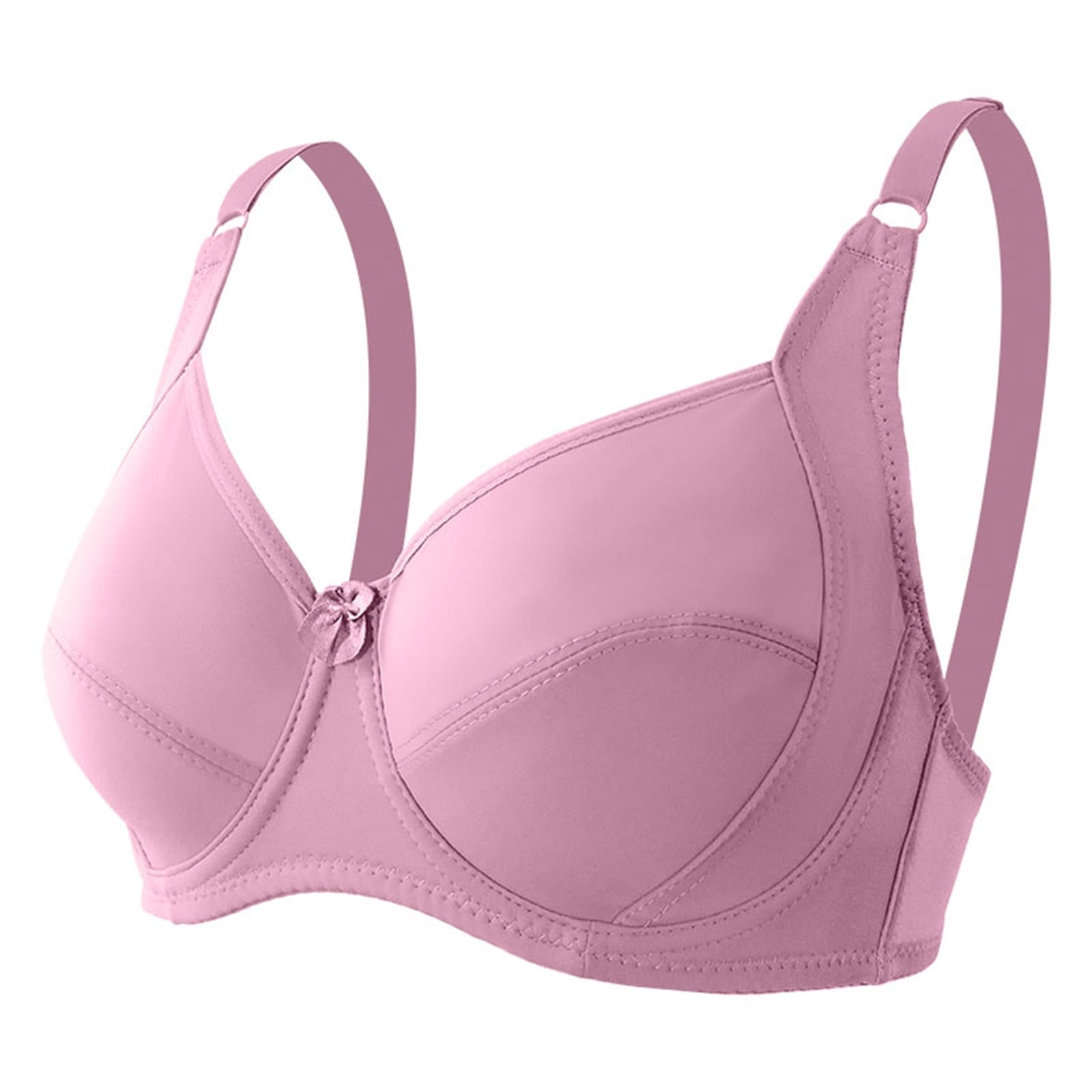 Ploknplq Bras for Women Push Up Bra Womens Low Cut Bra Underwear ...