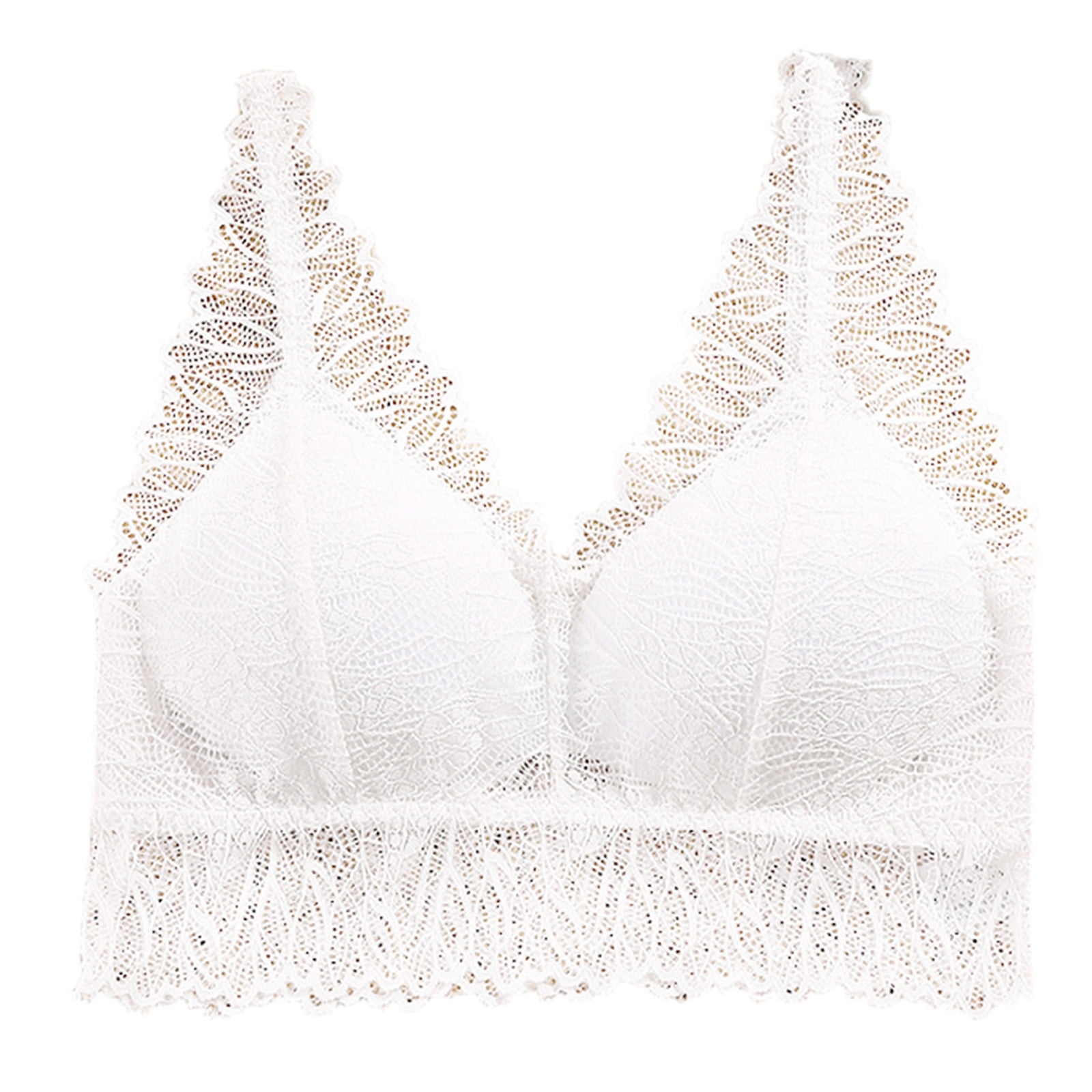 Ploknplq Bras for Women Push Up Bra Women Lace Chest Tube Top Beauty ...