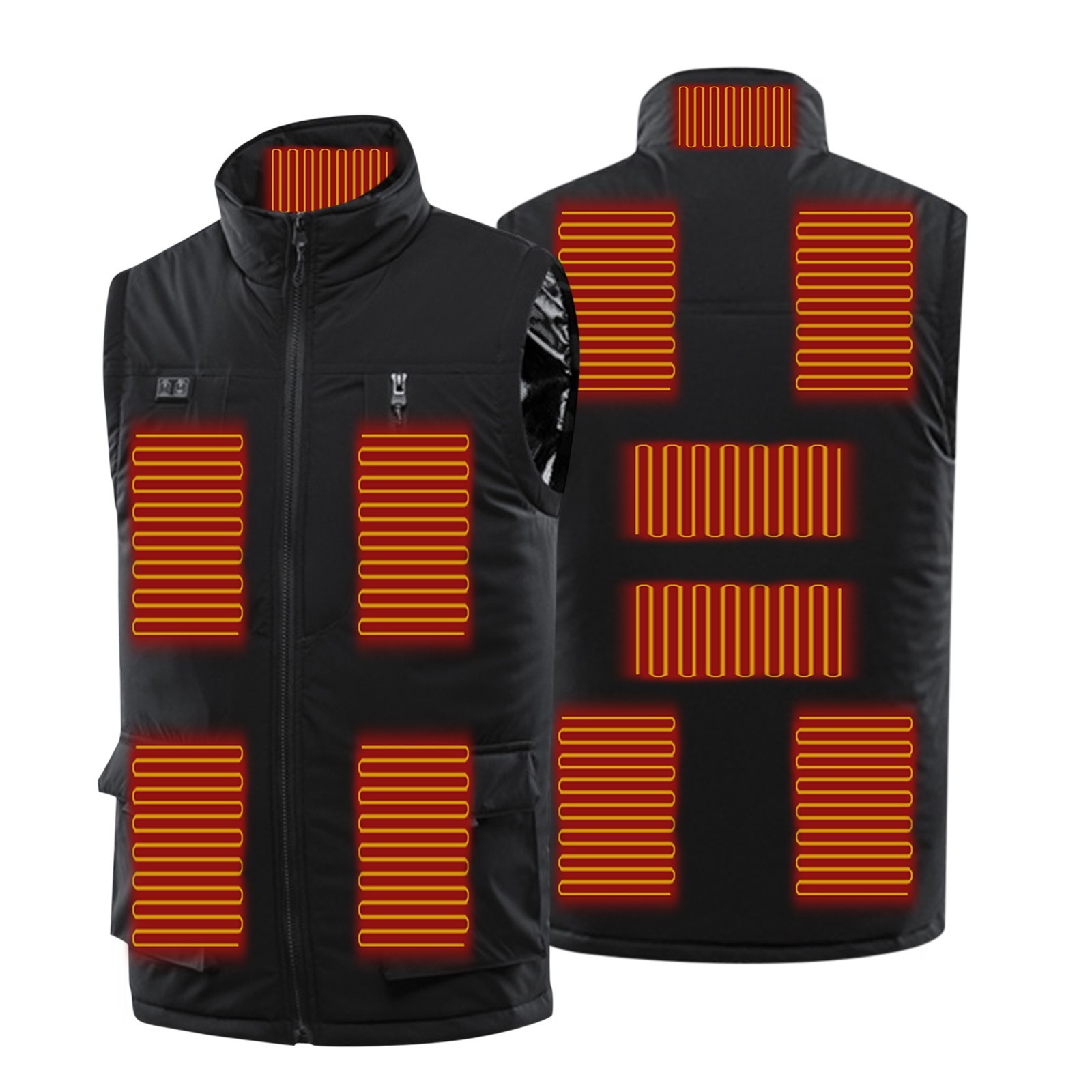 Ploknplq Fall Outfits Heated Jacket Male Coats and Jackets Control Usb ...