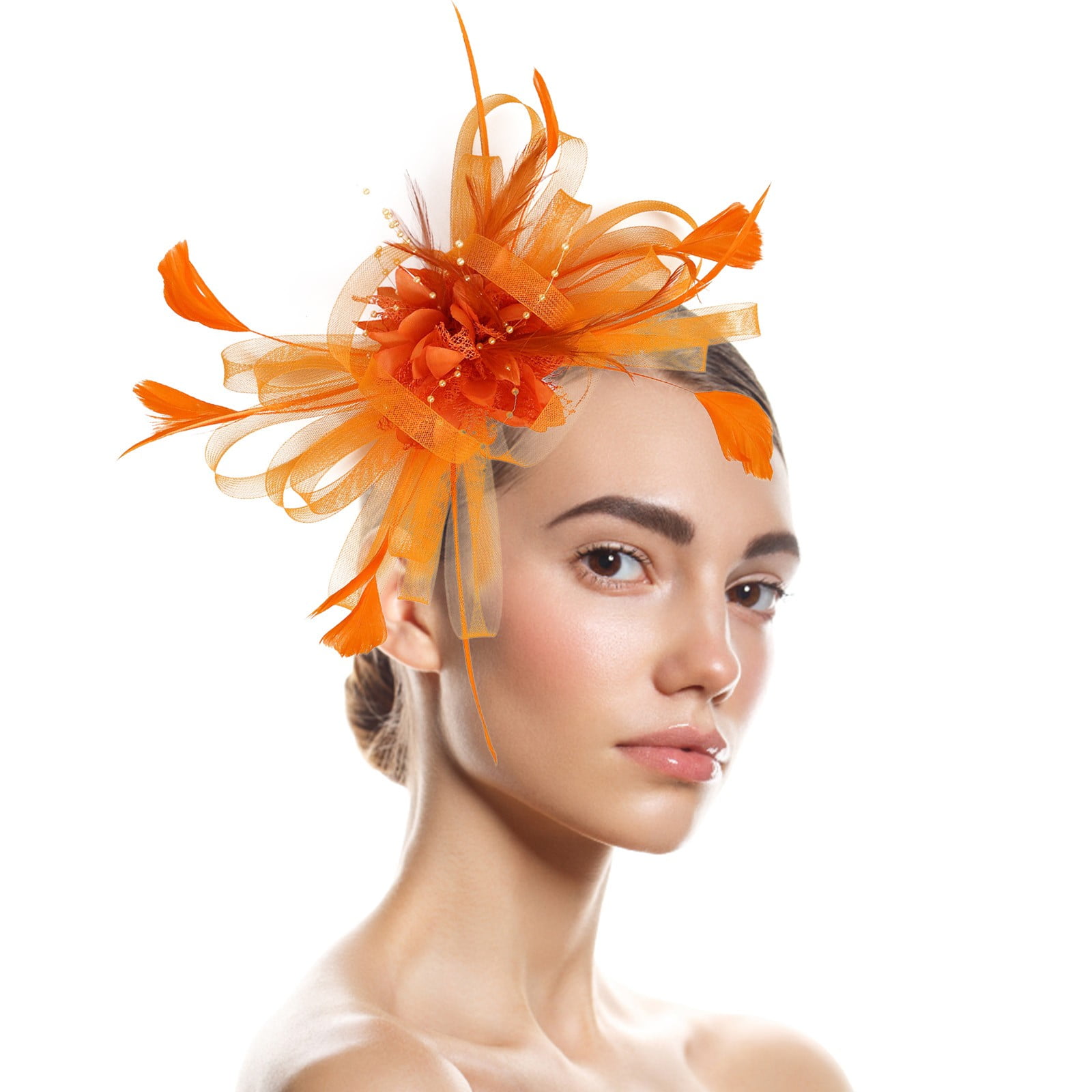 Ploknplq Headband Bandana Hats for Women Fascinators Womens Flower Hat ...