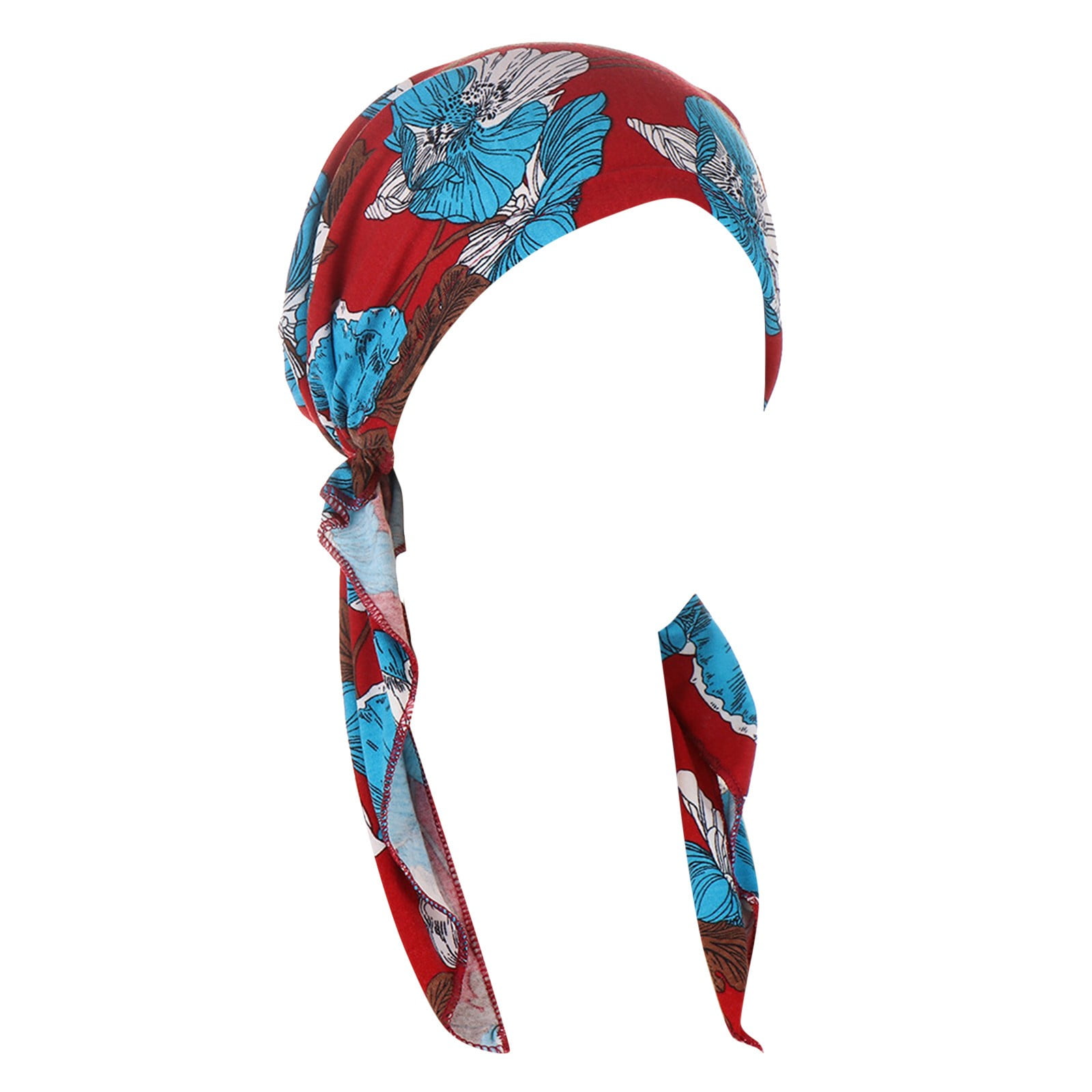 Ploknplq Headband Bandana Womens Summer Cotton Printed Elastic Headgear ...