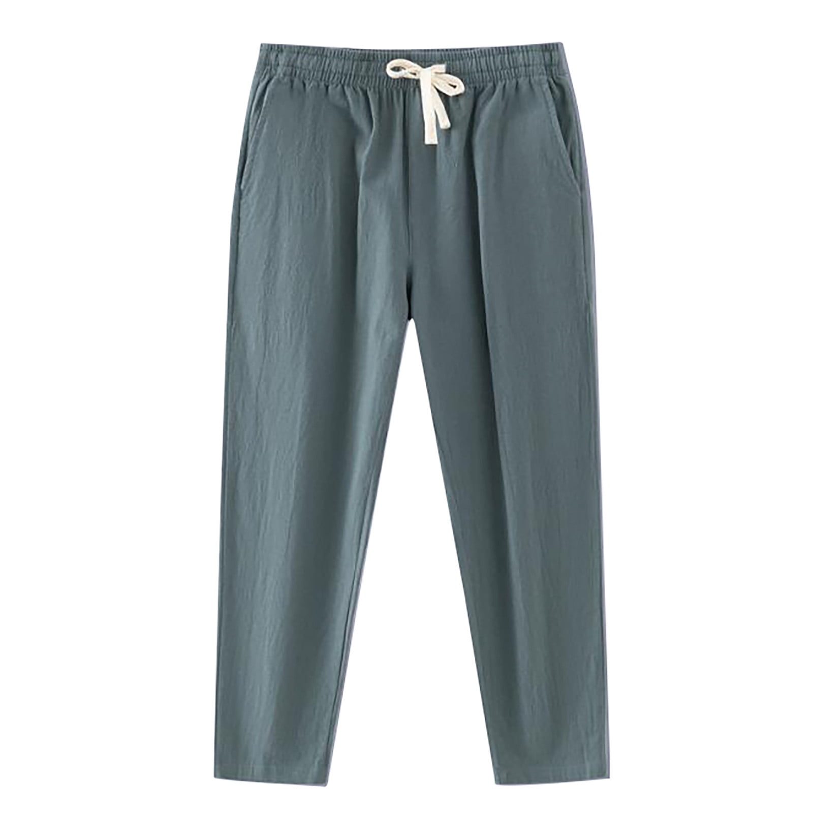 Ploknplq Men's Pants Mens Sweatpants Men's Pants with Deep Pockets ...