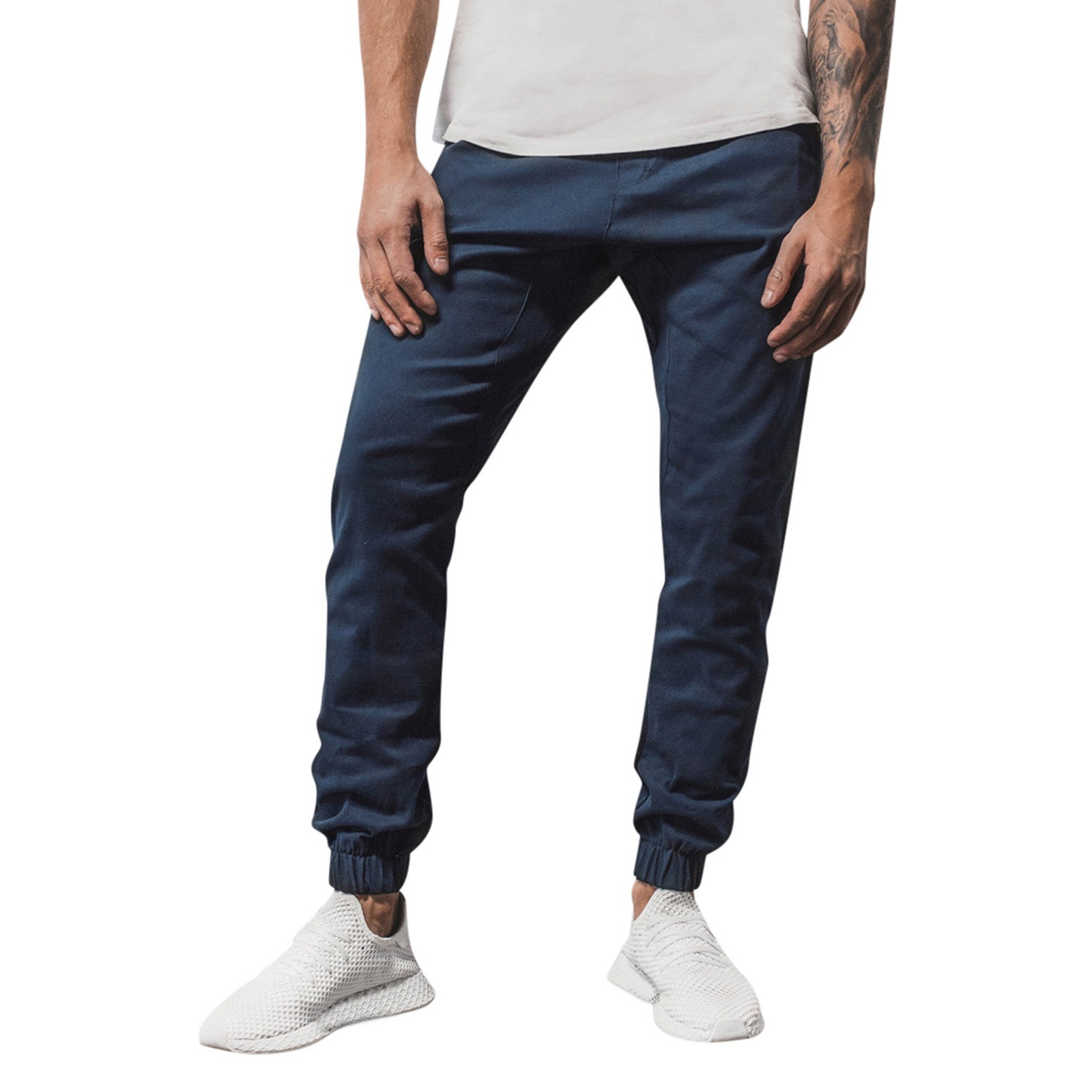 Ploknplq Men's Pants Mens Sweatpants Mens Casual Fitness Patchwork ...