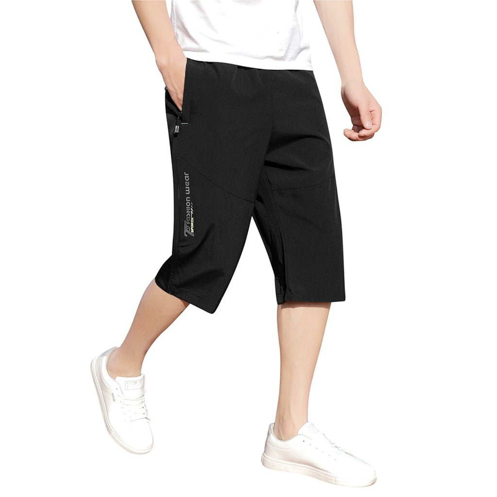 Ploknplq Mens Shorts Workout Shorts Men Sports Casual Bodybuilding Pure ...